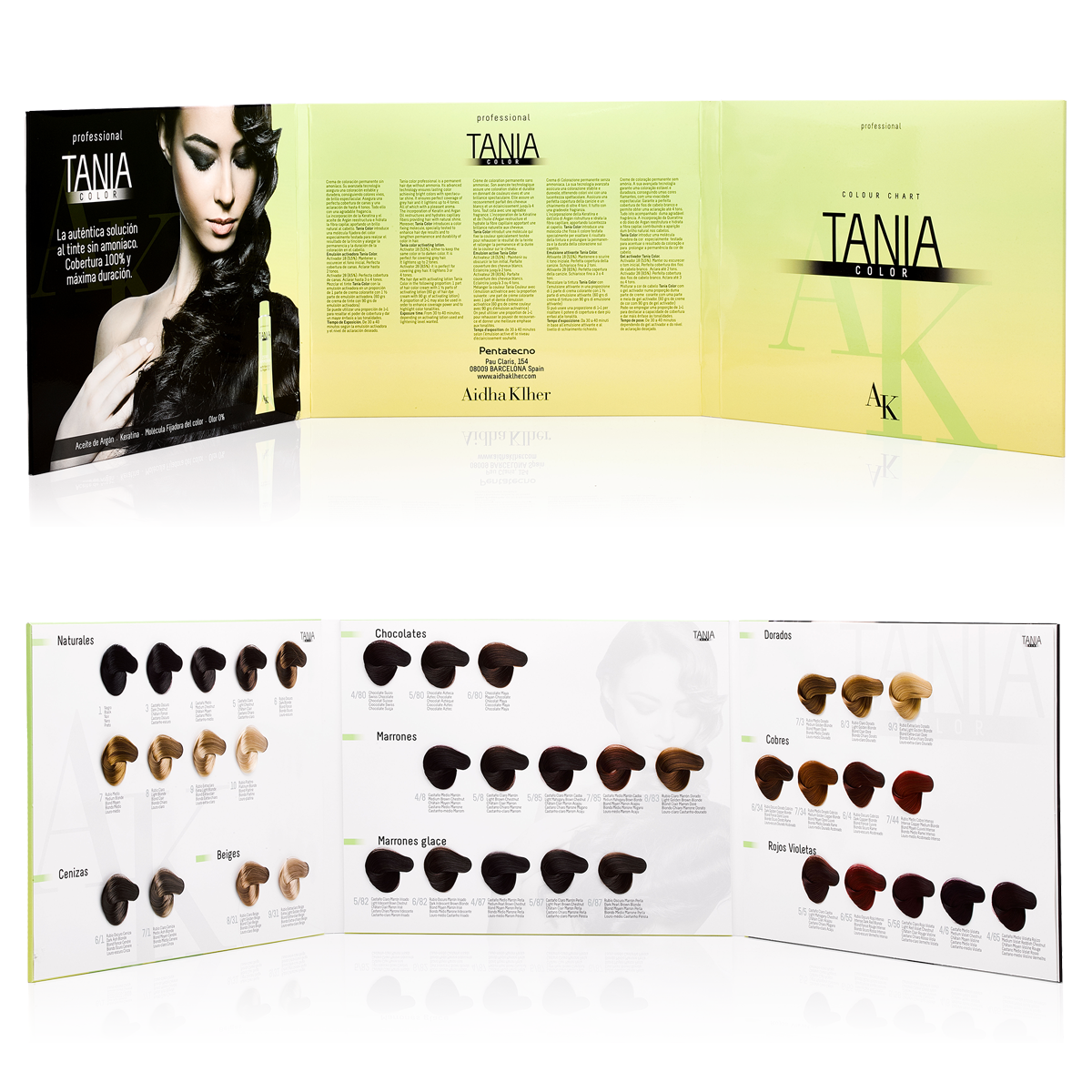 Tania Color Cream Zero Ammonia. - Aidha Klher Professional